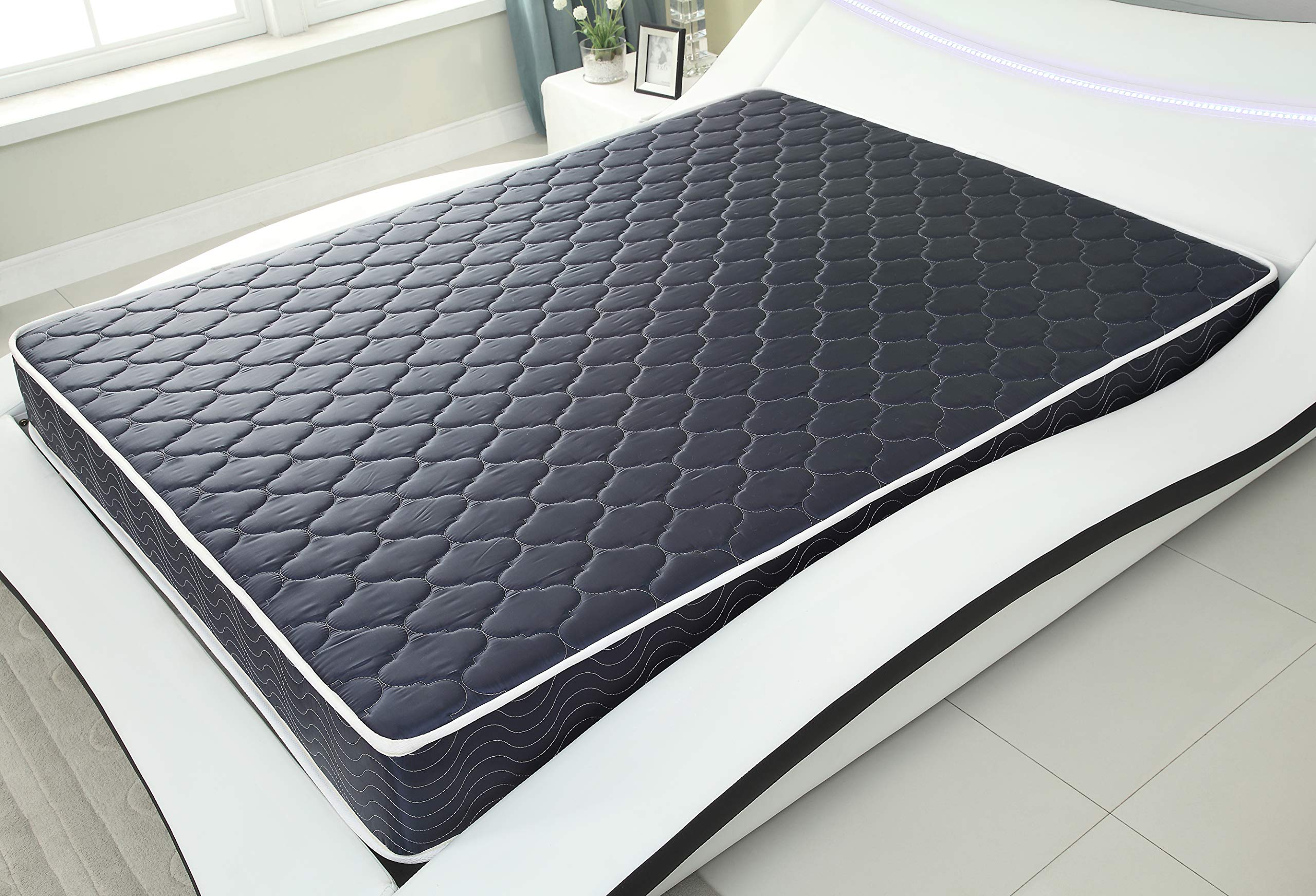 Christies Home Living 6-Inch Foam Mattress Covered in a Stylish Water-Resistant Fabric, Twin