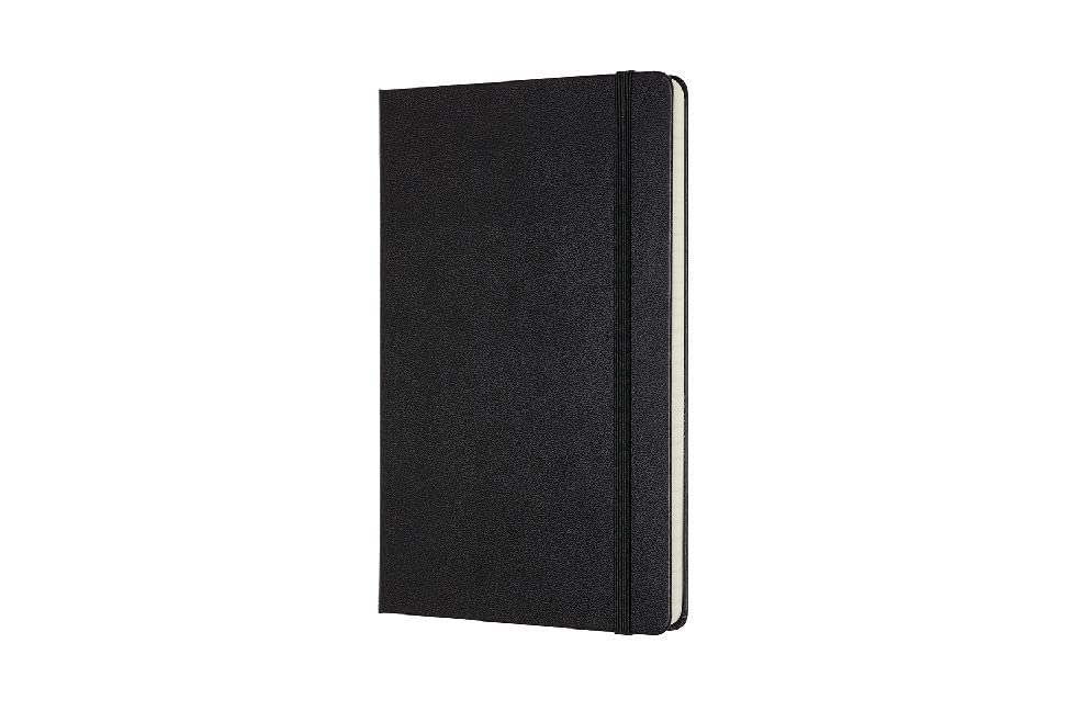 Moleskine PRO Notebook, Hard Cover, Large (5" x 8.25") Professional Project Planning, Black, 240 Pages