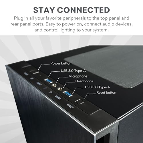 Computer Upgrade King Empowered PC Gaming Desktop - Intel Core i7-14700KF 24GB AMD Radeon RX 7900 XTX, 32GB DDR5 RAM, 1TB NVMe SSD + 3TB HDD, 850W Gold PSU, Windows 11 Home