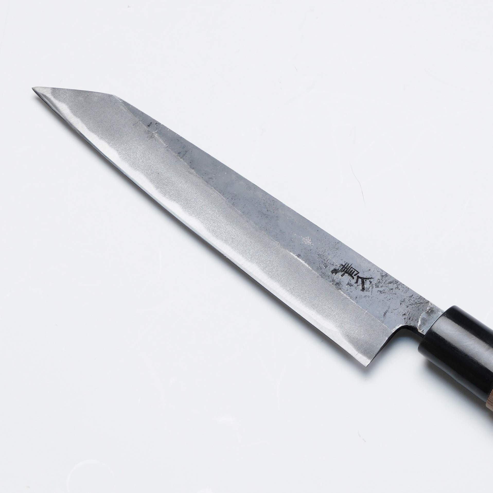 Kurouchi Kiritsuke Yanagiba Knife 150mm with Kurumi Handle Aogami Steel Double Bevel