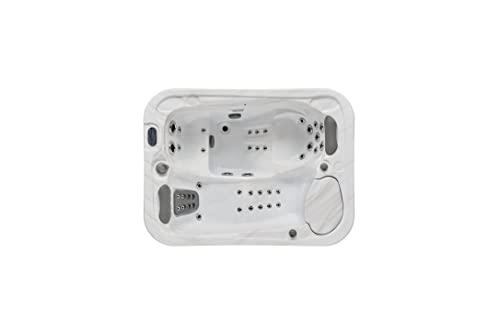 Casey 3 Person 47 Jet Lounger Hot Tub with Bluetooth
