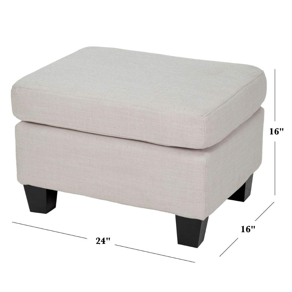 Christopher Knight Home Cecilia Swivel Chair with Loose Cover Rosella Fabric Ottoman