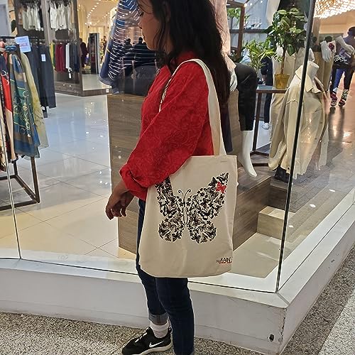 HOORAIN`S CANVAS TOTE BAG for Girls and womens