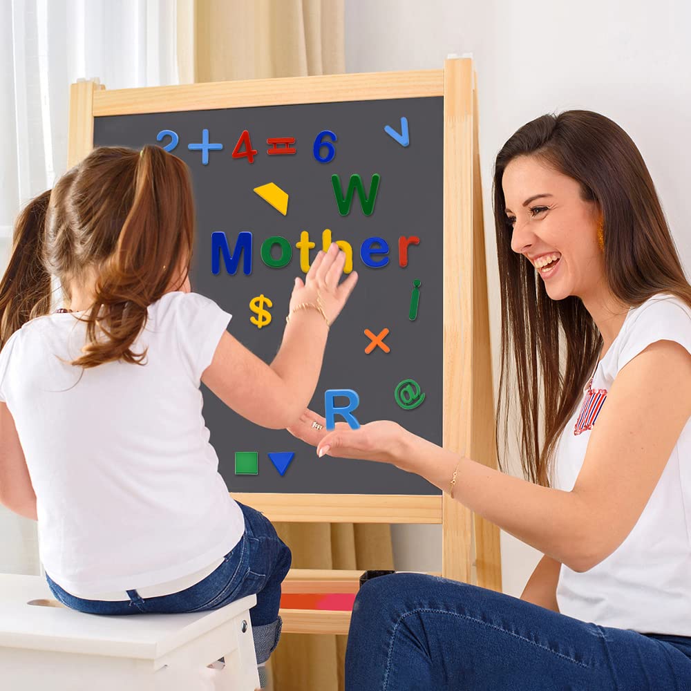 Dazzcool Magnetic Letters Numbers Kit for Toddlers, Preschool Learning Toys ABC Learning Fridge Magnet for Kids Magnetic Letters for Classroom Teaching Alphabet Magnets Toys 147PCS