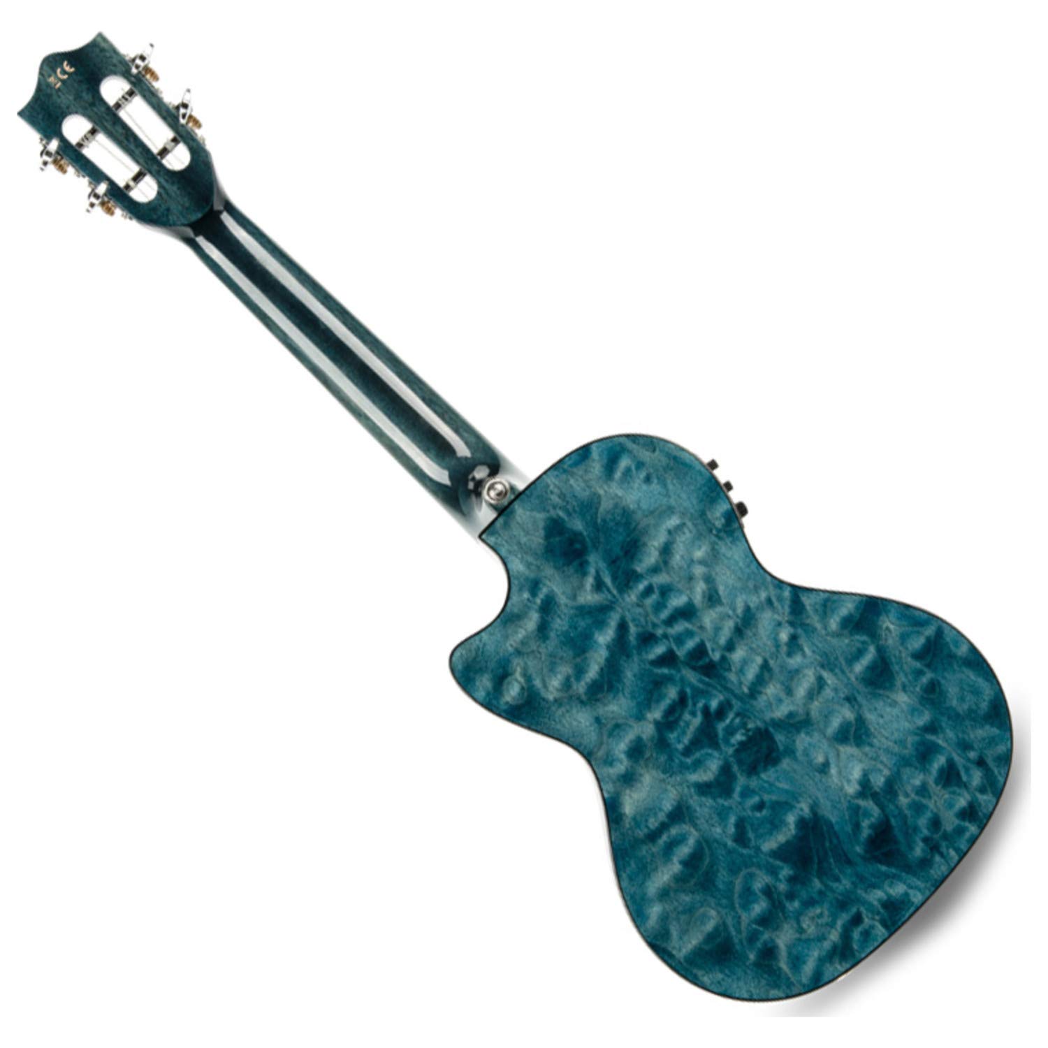 Lanikai, 4-String Ukulele, Sand,Blue,Chrome (QMBLCET)