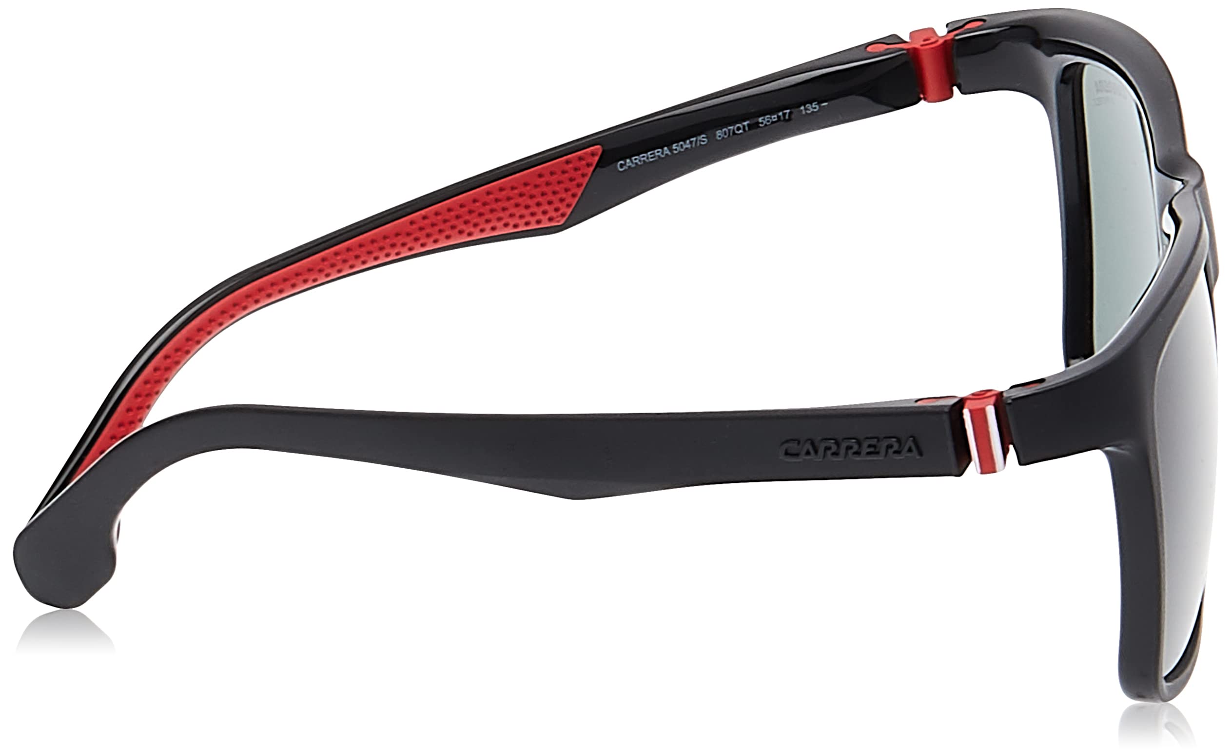 Carrera Men's CA5047/S Square Sunglasses, Black/Green, 56 mm