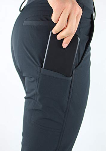 Club Ride Apparel Women's Technical Overland Pant - Women's Cycling Pants - Black - Small