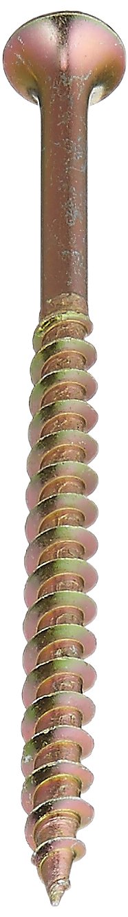 The Hillman Group 47675 8-Inch x 3-Inch All Purpose Wood Screw with Phillips Drive, 1-Pound , Yellow
