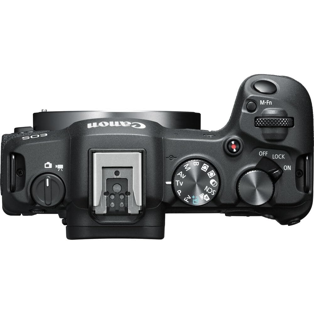 Canon EOS R8 Mirrorless Camera Body with 64GB Extreme PRO Memory Card + Camera Case with Rain Cover (3 Items)