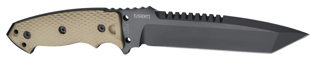 Hogue Inc Hunting Knife Fixed Blade Ex F01 7 0 in Tanto G10 Scales
