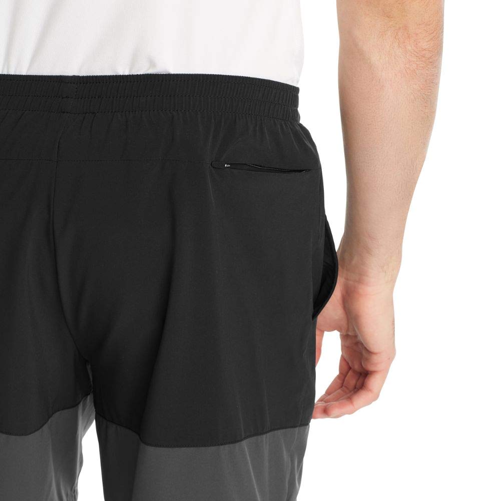 C9 Champion mens Running - 7" Inseam Shorts, Ebony/Railroad Gray, Large US