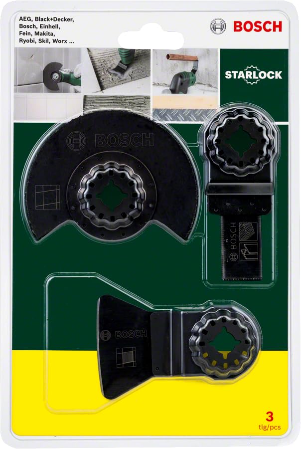 Bosch 2607017324 Multi-Cutter „Tiles“ For Multifunction Devices 3 Pcs