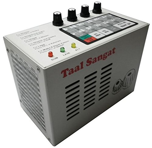 TAAL-SANGAT FULL METAL BODY INDIAN DIGITAL TABLA DRONE DRUMS WITH CLASSIC KNOB CONTROLS. USA POWER ZONE