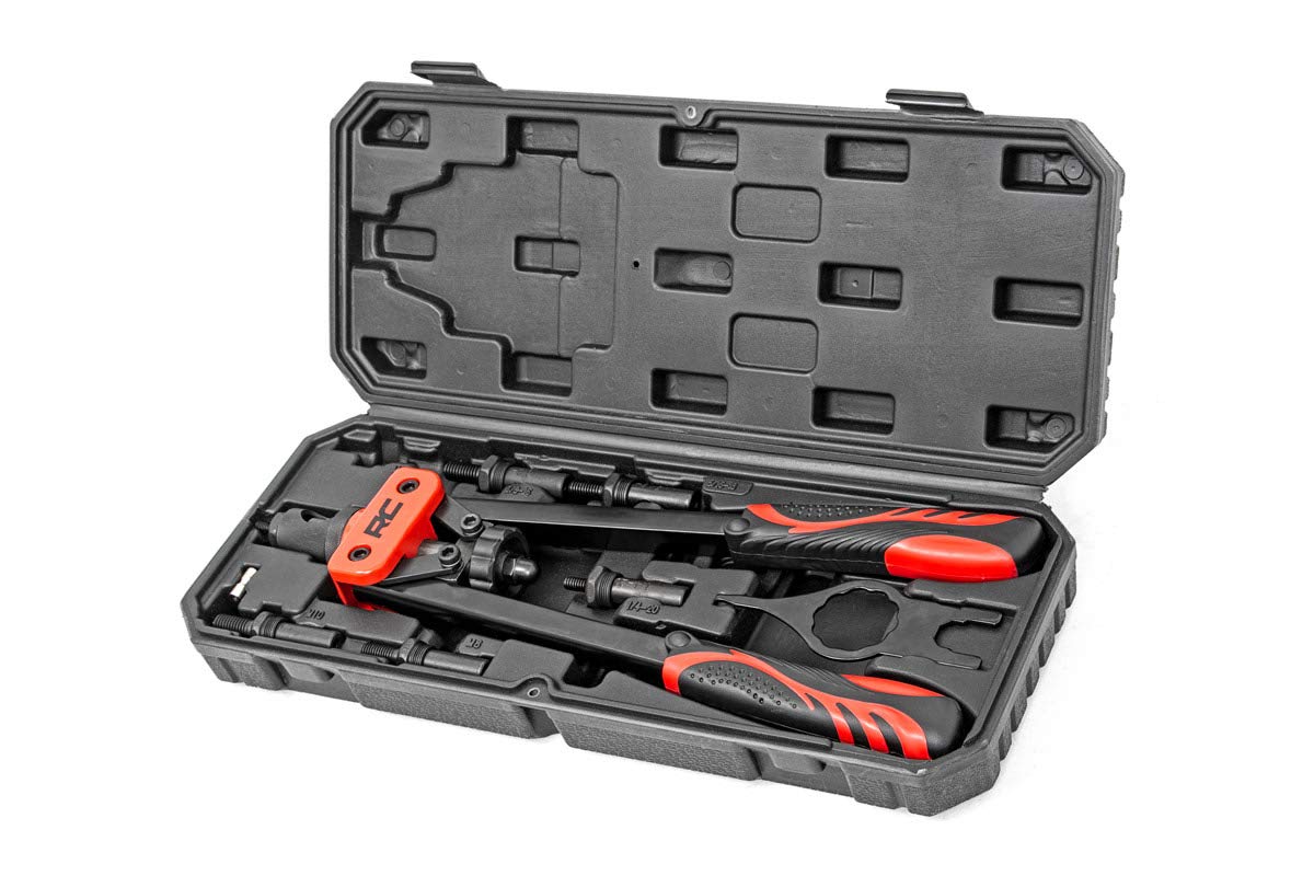 Rough Country 10-Piece Nutsert Tool Kit | Quick Change Mandrel Set - 10583
