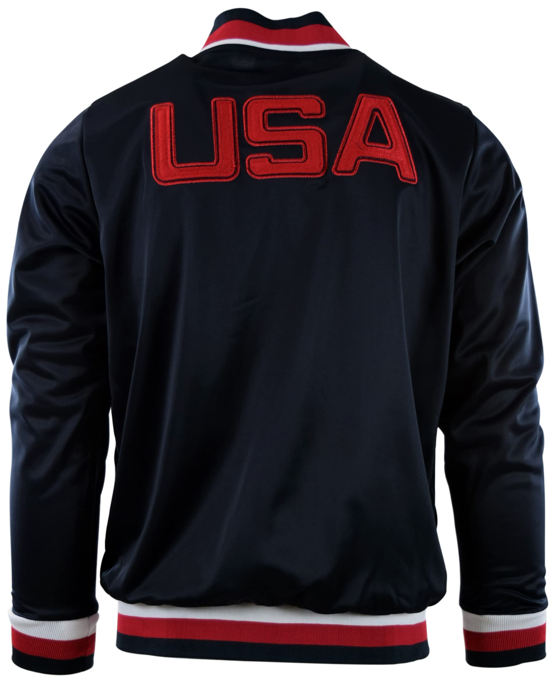 ChoiceApparel Men's Team USA Track Jacket (208-USA-NAVY, Medium)