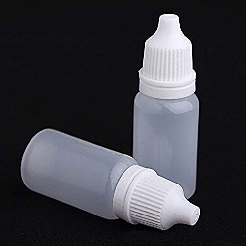 ericotry 12PCS Plastic Squeezable Dropper Bottles Eye Liquid Dropper Container Sample Packing Bottles with Screw Caps and Plugs (30ml /1 oz)