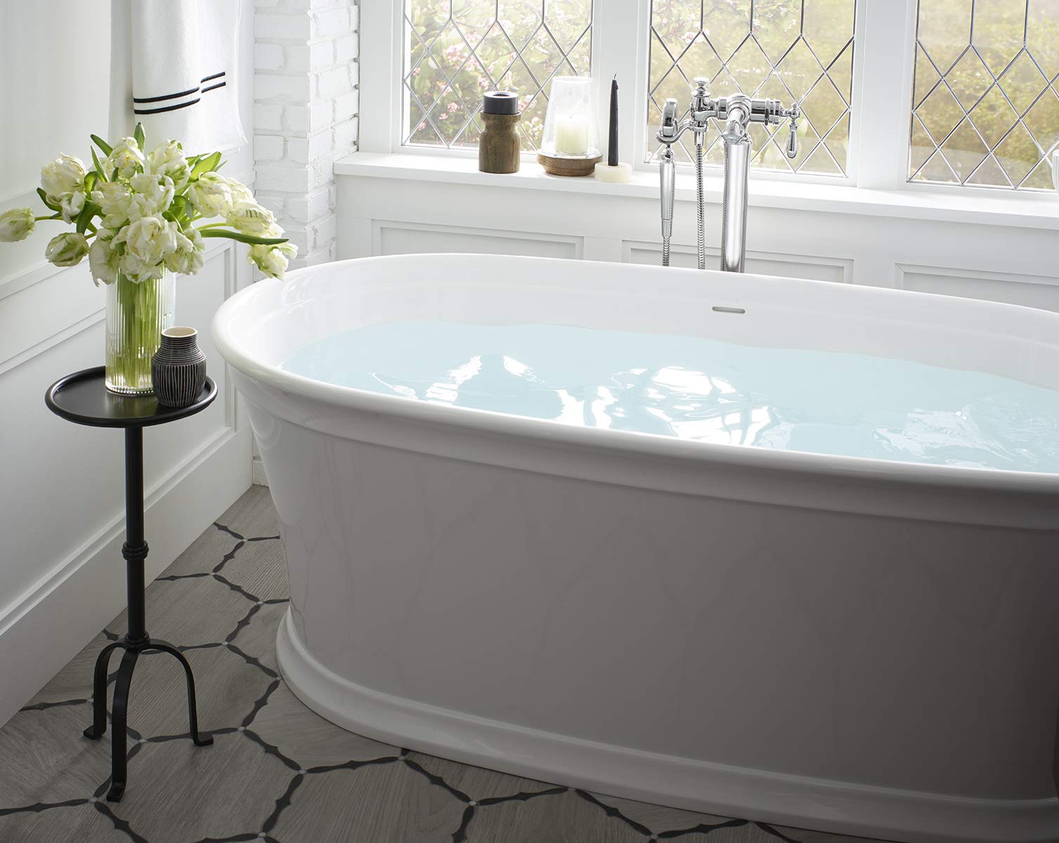 Kohler T72790-9M-CP Artifacts bath facuet trim, Polished Chrome