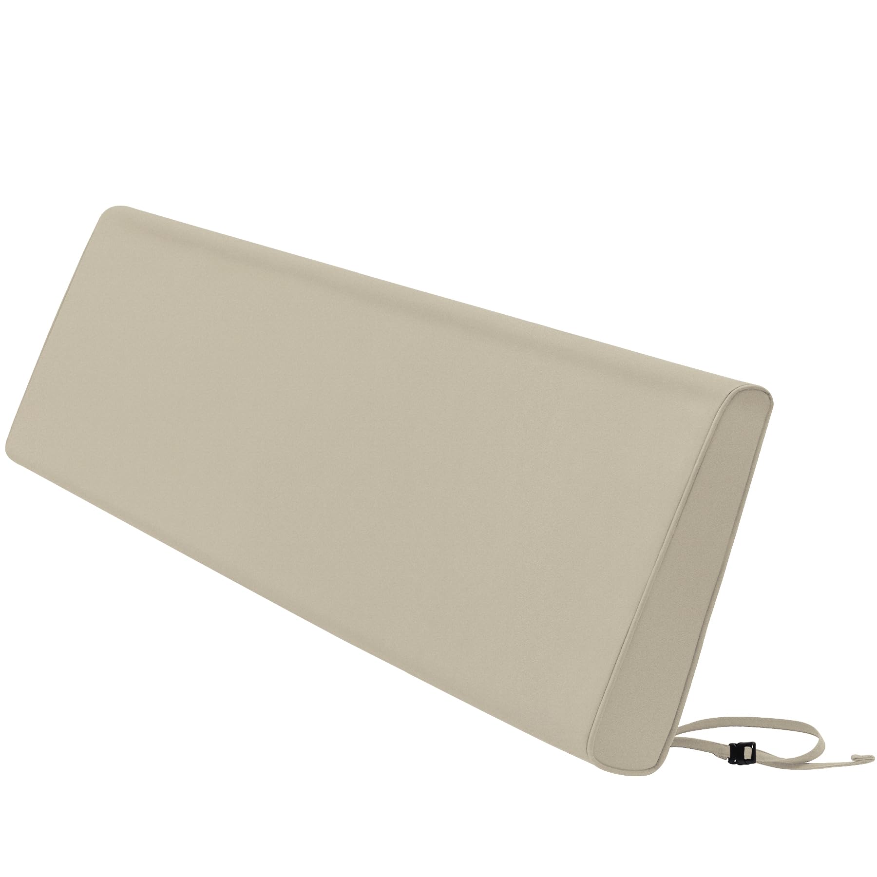 Favoyard Outdoor Bench Cushion 48 x 16 Inch Waterproof Patio Furniture Cushions Seat Cushion/Back Cushion Dual Purpose 3-Year Color Fastness Garden Sofa Settee Couch Swing Lumbar Pads, Beige