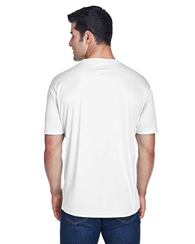 UltraClub Men's Cool & Dry Sport Performance InterlockĀ T-Shirt 5XL WHITE