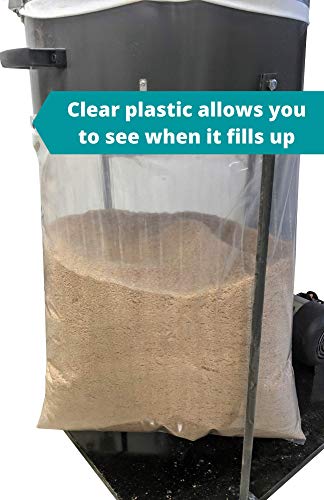 Harbor Freight Dust Collector Bags for Central Machinery 70 Gallon Dust Collector | 5 Pack | Made in USA