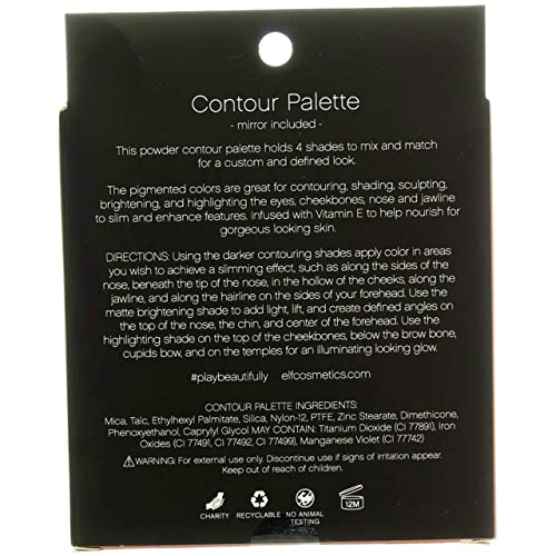 Contour Palette - Light-Medium by e.l.f. for Women - 0.56 oz Contour - (Pack of 2)