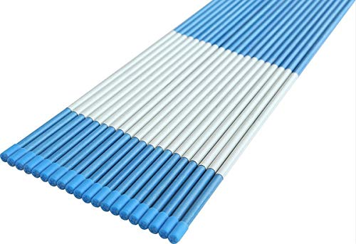 FiberMarker Snow Markers Driveway Reflectors Snow Stakes 72-Inch Blue 20-Pack 5/16-Inch (Dia.)