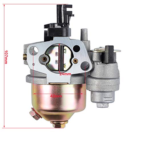 Gx160 Carburetor for Honda GX120 GX160 GX200 5.5HP 6.5 HP Small Engine carb Replaces# 16100-ZH8-W61,include Air Filter Housing with air Filter Assembly - By LEIMO