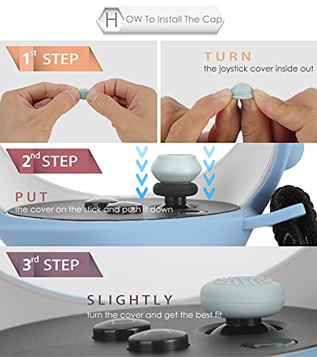 Controller Cover for Quest 2 Silicone Halo Strap VR Grip Protective Shell with Dumbbell Shape Holes & Cool Spikes Anti Shock Anti-Slip Anti Scratch No Signal Block Quest 2 Accessories (White)