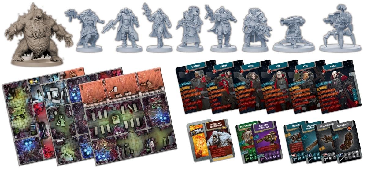 CMON Zombicide Invader Black Ops Expansion - Unleash The Black Ops Squad Against Xenos on PK-L7! Cooperative Strategy Game with Tabletop Miniatures, Ages 14+, 1-6 Players, 1 Hour Playtime, CMON