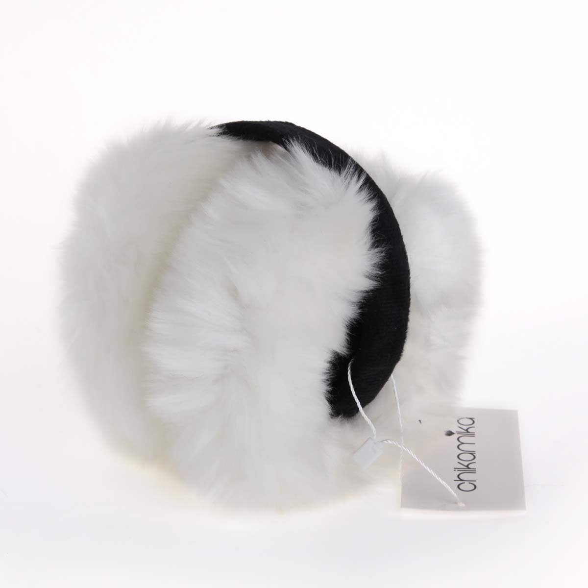 ChikaMika Earmuffs for Women Kids Large Super Warm Over Ear muffs Foldable White Ear Warmers