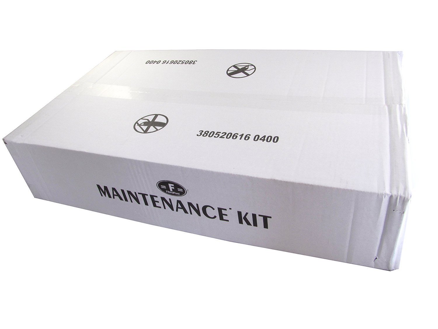 FibroPool Above-Ground Pool Maintenance Kit V2 (Telescoping Pole, Leaf Rake, Vacuum and Brush)
