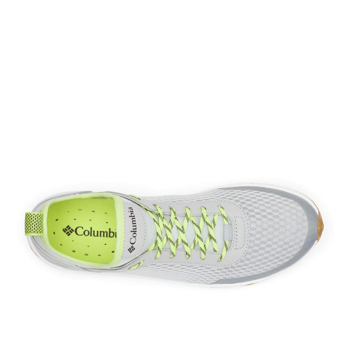 Columbia Mens Summertide Water Shoe, Grey, Yellow, 11 US