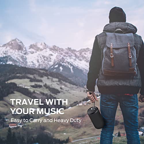 Monster S130 Wireless Bluetooth Speaker Loud Stereo Sound, Portable Speakers Bluetooth Wireless with Bluetooth 5.3, 24H Playtime, Support SD Card, Built-in Mic for Outdoor Travel Beach