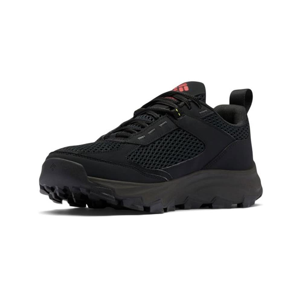 Columbia Men's Hatana Breathe Hiking Shoe, Black/Mountain Red, 11