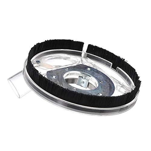 Flushbay Grinding Dust Shroud for 4"/ 5" Angle Grinder Dust Cover Guard Shield with 4 Inch Concrete Turbo Diamond Grinding Cup Wheel for Granite Marble Fiberglass Stone Rock Grinder Dust Collector