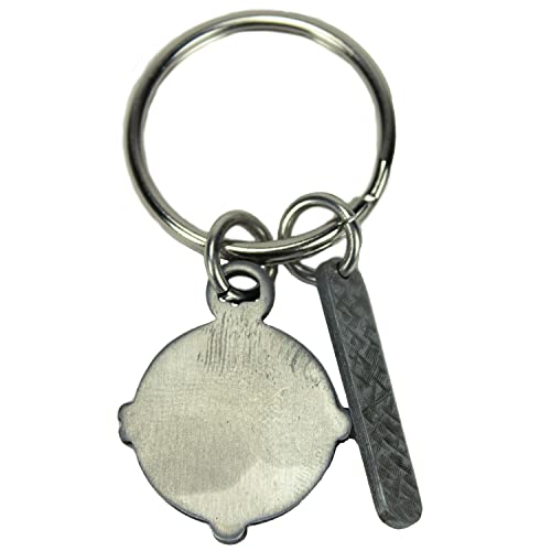 Cathedral Art Abbey & CA Gift Adventure Awaits Key Ring W/Compass, 4"x1"x0.25", Multi