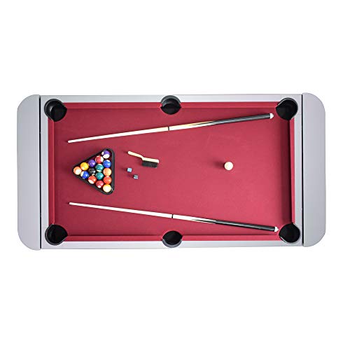 Triple Threat 6-ft 3-in-1 Multi Game Table with Billiards, Air Hockey, and Table Tennis