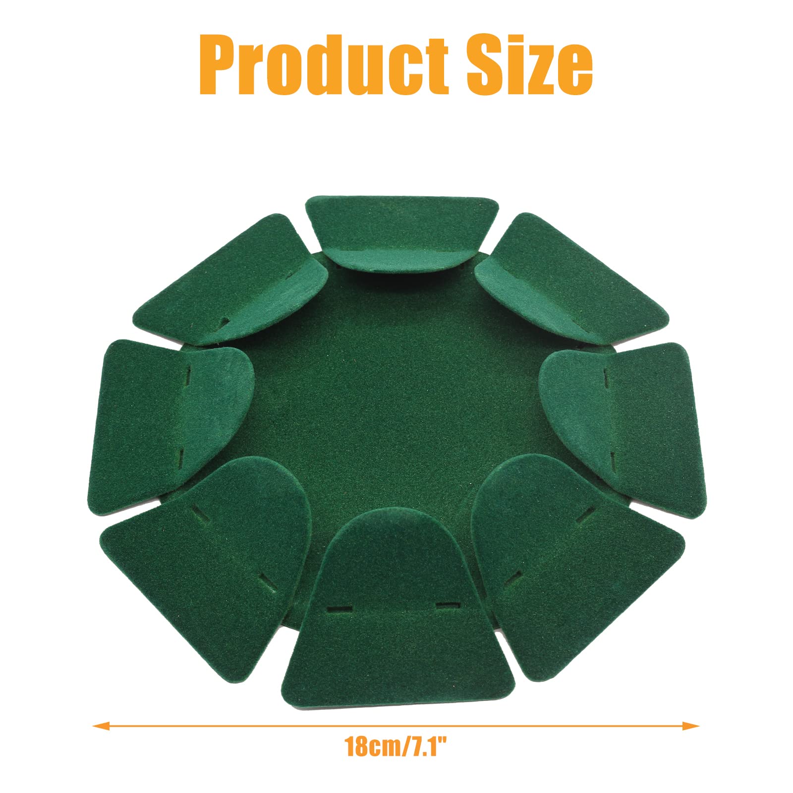 Coufce Green Golf Putting Cup, All-Direction Golf Practice Hole, Golf Training Hole Surface Flocking for Indoor, Outdoor(3Pcs)