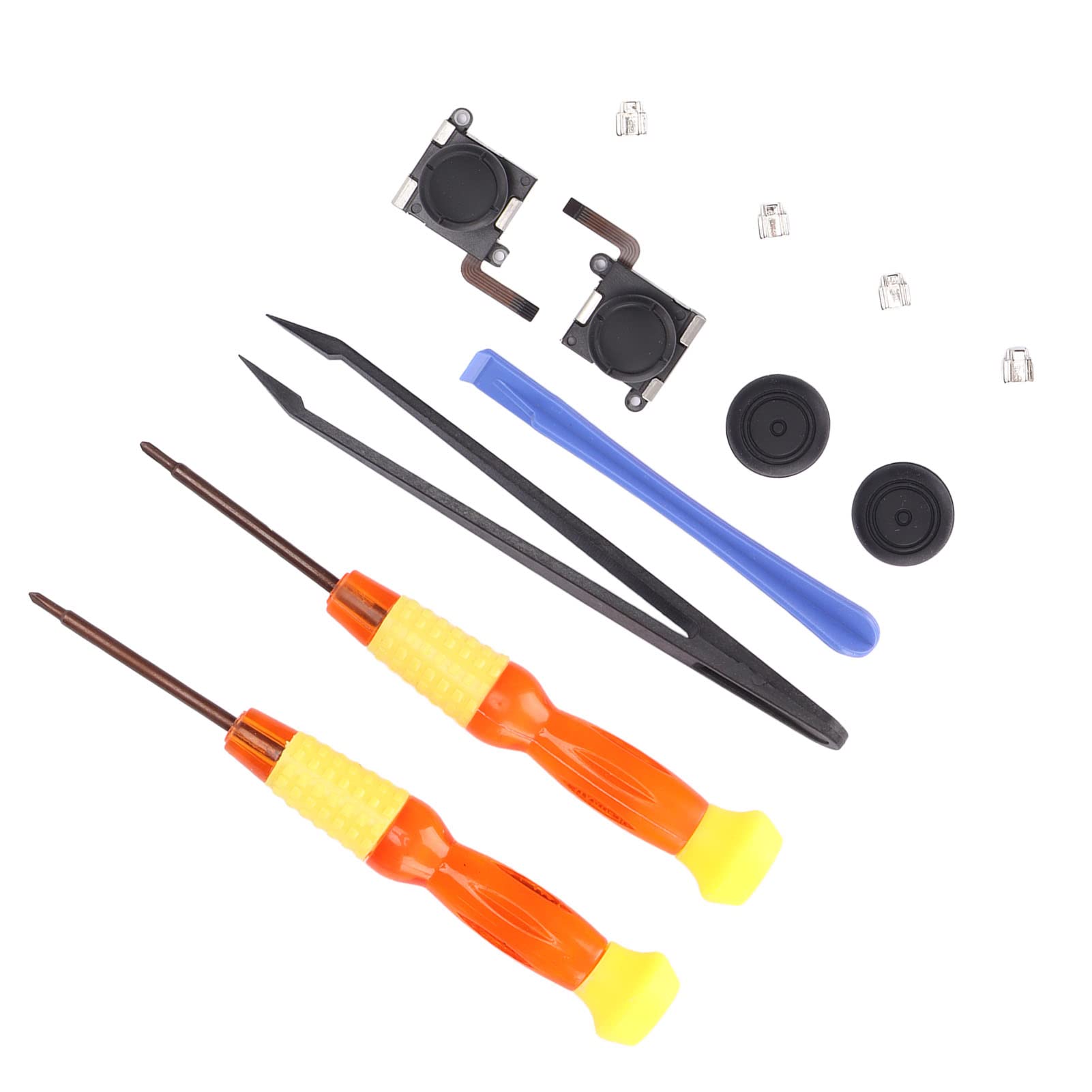 Controller Repair Kit, Professional Replacement Joystick Disassembly Kit Metal Buckle for Switch Handle