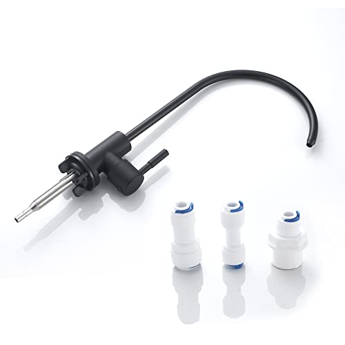 Drinking Water Kitchen Faucet Matte Black,FVITA 304 Stainless Steel Sink Filter Water Faucet Reverse Osmosis Water Filter Faucet