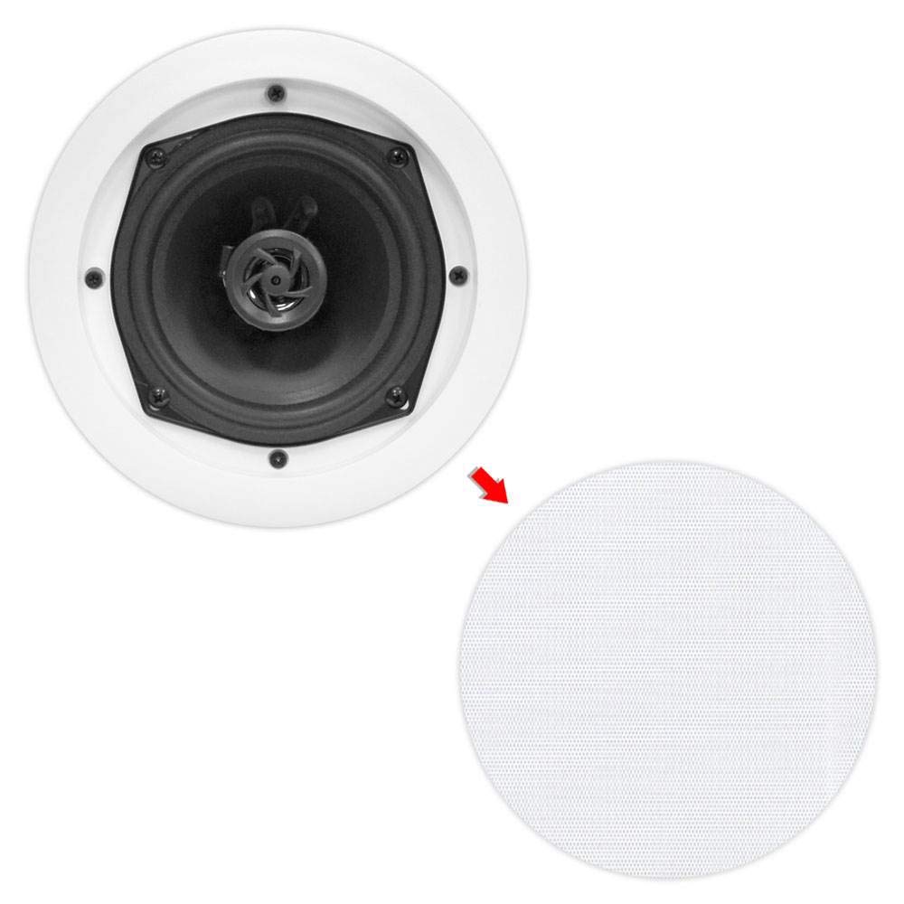 Pyle 4 New PRO PDIC61RD 6.5'' White 400W 2-Way in-Ceiling/Wall Speakers System