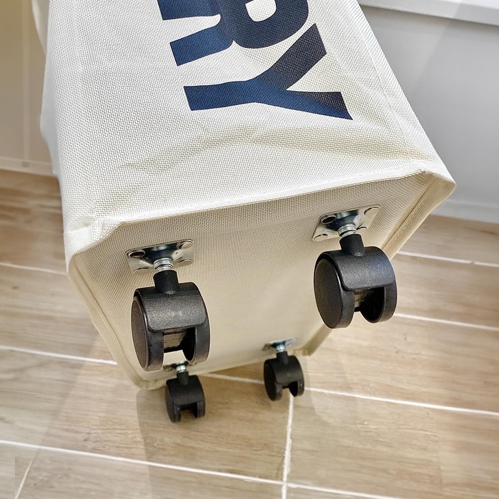 Laundry Basket, (2PACK) Slim Laundry Basket on Wheels - Foldable & Waterproof Rolling Hamper for Clothes, Hampers for Bedroom Aesthetic Yoga Mat Gym Gear and More | Easy Assembly Hamper