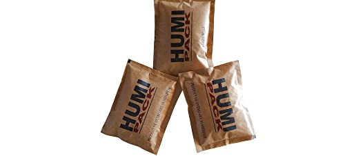 Hydro-Gel Humidifier (3X / Lot) Humi-Pack 60gr Cigar Humidor Humidifier - Humidification Packs - 72%RH Humidity Control - All In One Solution 4x4.5x1.5