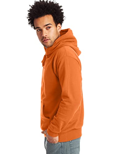 Hanes Men's Pullover EcoSmart Hooded Sweatshirt, Light Blue, Large