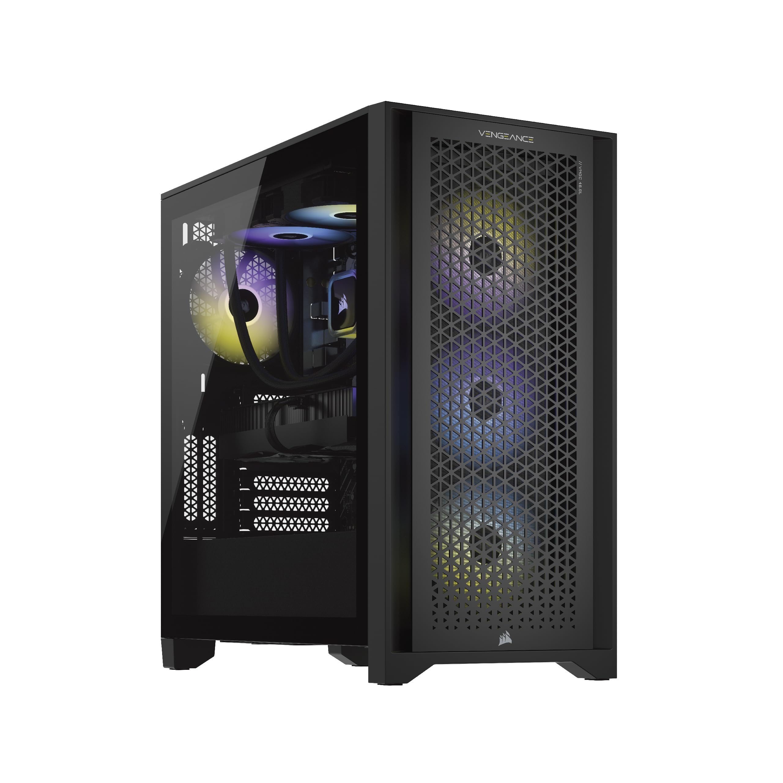 Corsair Vengeance i7400 Series Gaming PC - Liquid Cooled Intel® Core™ i5 13600K CPU - NVIDIA® GeForce RTX™ 4060 Ti GPU - 1TB M.2 SSD - 16GB Vengeance RGB DDR4 Memory - Black