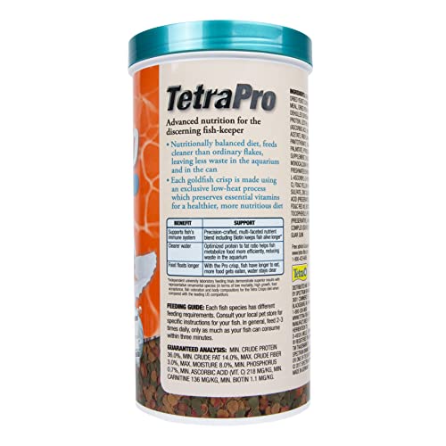 Tetra 77181 TetraFin Goldfish Crisps, 7.76-Ounce , 1-Liter