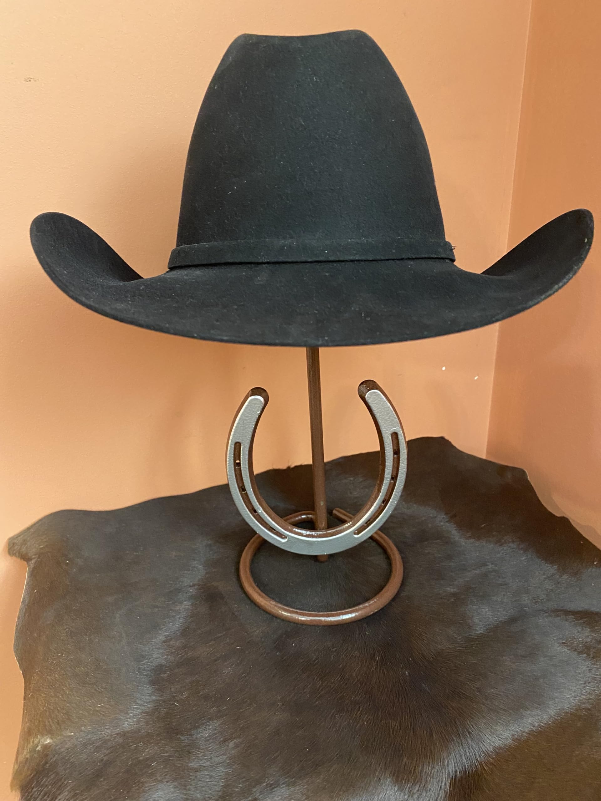 Mark Christopher Collection American Made Cowboy Hat Stand with Horseshoe CT