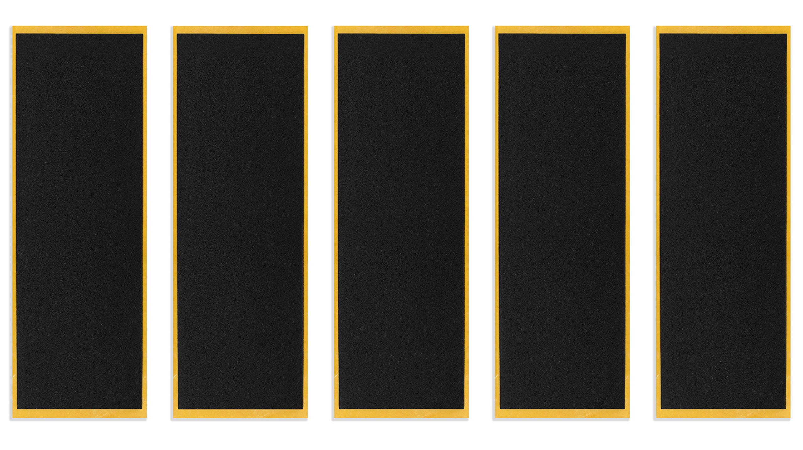 Teak Tuning 5PK Prolific Easy Peel Foam Grip Tape - Adhesive Backing - Soft, Professional Quality Foam - Optimal Control - 110mm x 35mm - Includes File for Clean Application