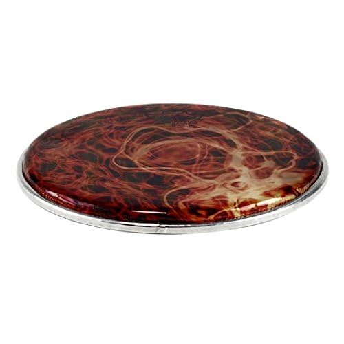 Remo DX-Series Skyndeep Clear Tone Doumbek Darbuka Drumhead - Orange Mist Graphic, 8.75"