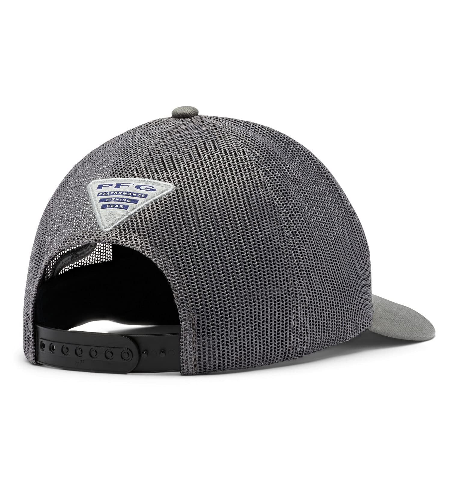 Columbia Unisex PFG Mesh Snap Back Ball Cap, Titanium/Black/Hook, One Size